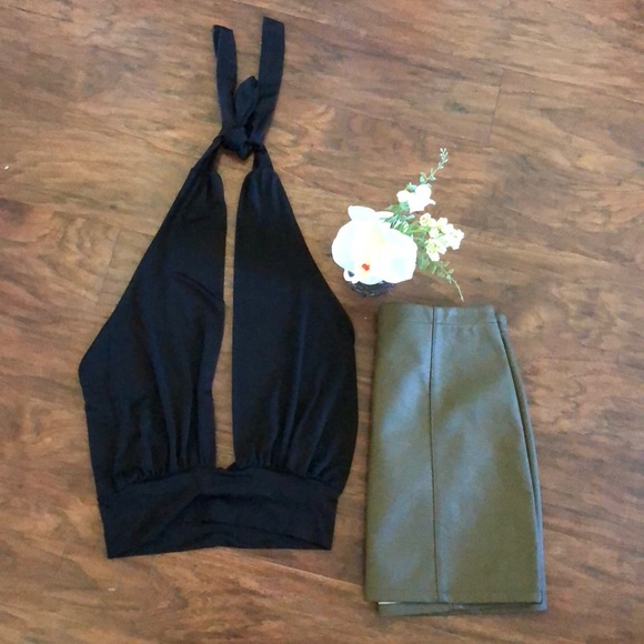 Tobi | Tops | Sexy Black Halter Top | Poshmark